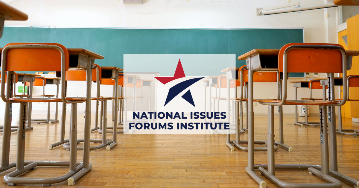 National Issues Forums Institute Announces Two Major Federal Grant ...